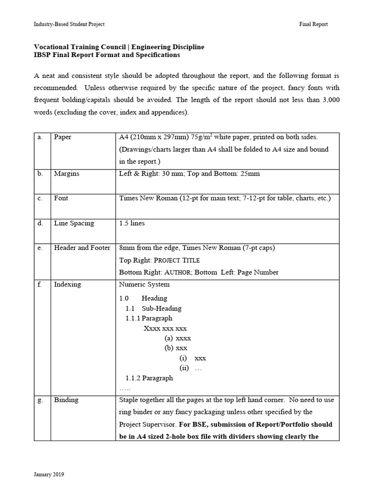 Annex 4 IBSP-Final Report v3.3 - BSE | PDF | Duct (Flow) | Project ...