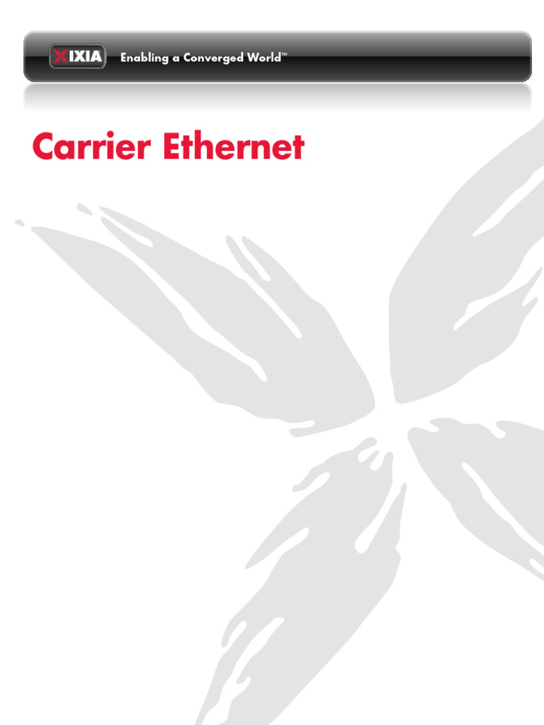 Carrier Ethernet | PDF | Networking | Multiprotocol Label Switching