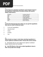 Food Digestion Chart | PDF | Foods | Fruit