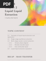 Solid Liquid Extraction | PDF
