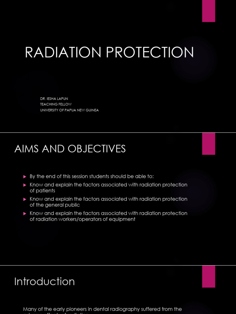 Radiation Protection | PDF | Radiography | Radiation Protection