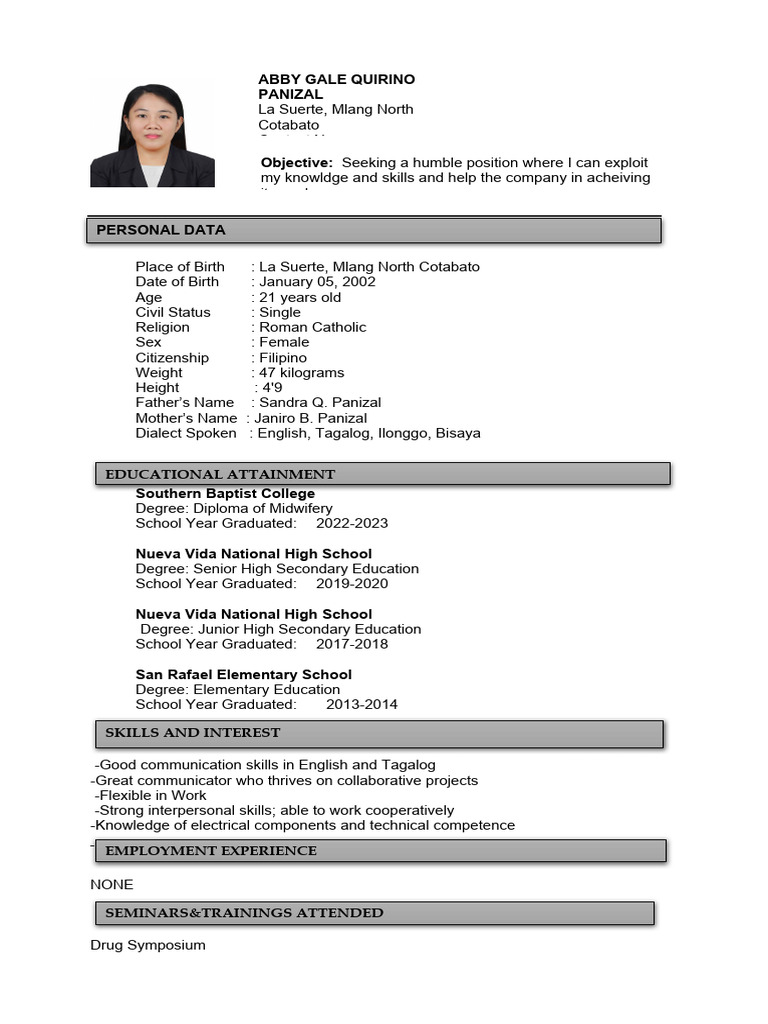 RESUME-ni-abby PRINT | PDF