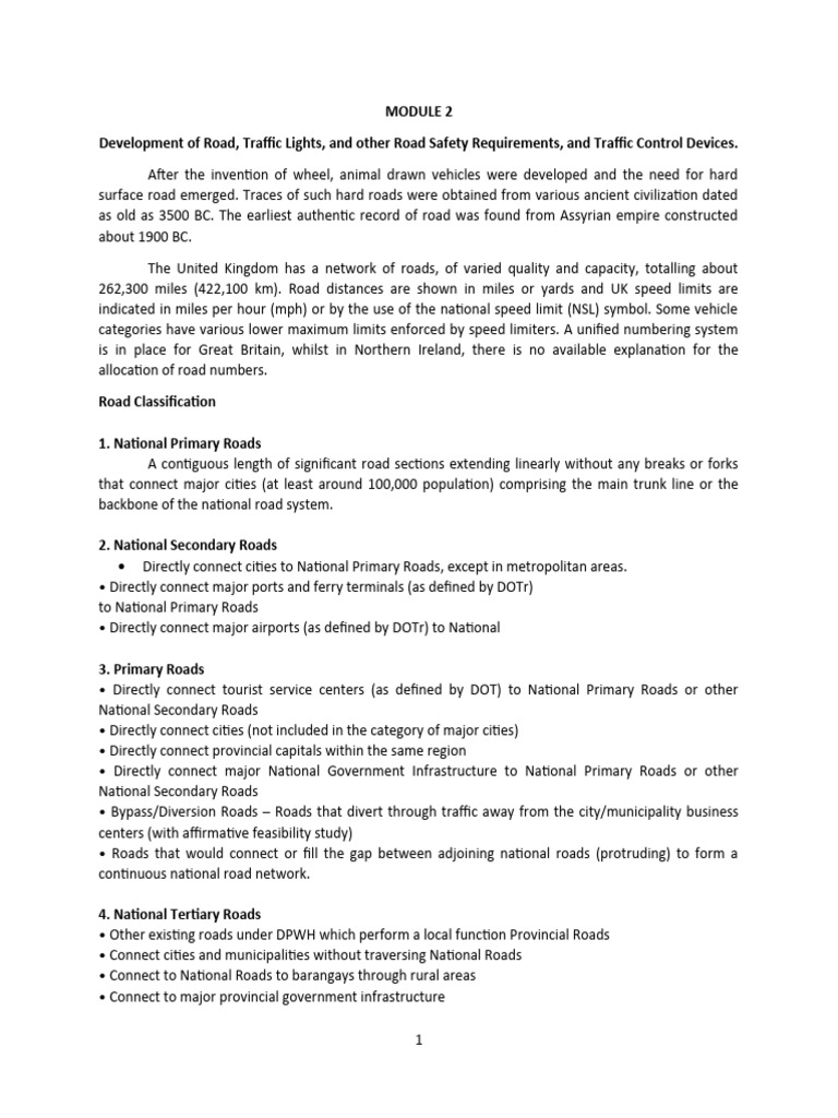 Module 2 in Cdi 4 Traffic | PDF | Traffic | Traffic Light