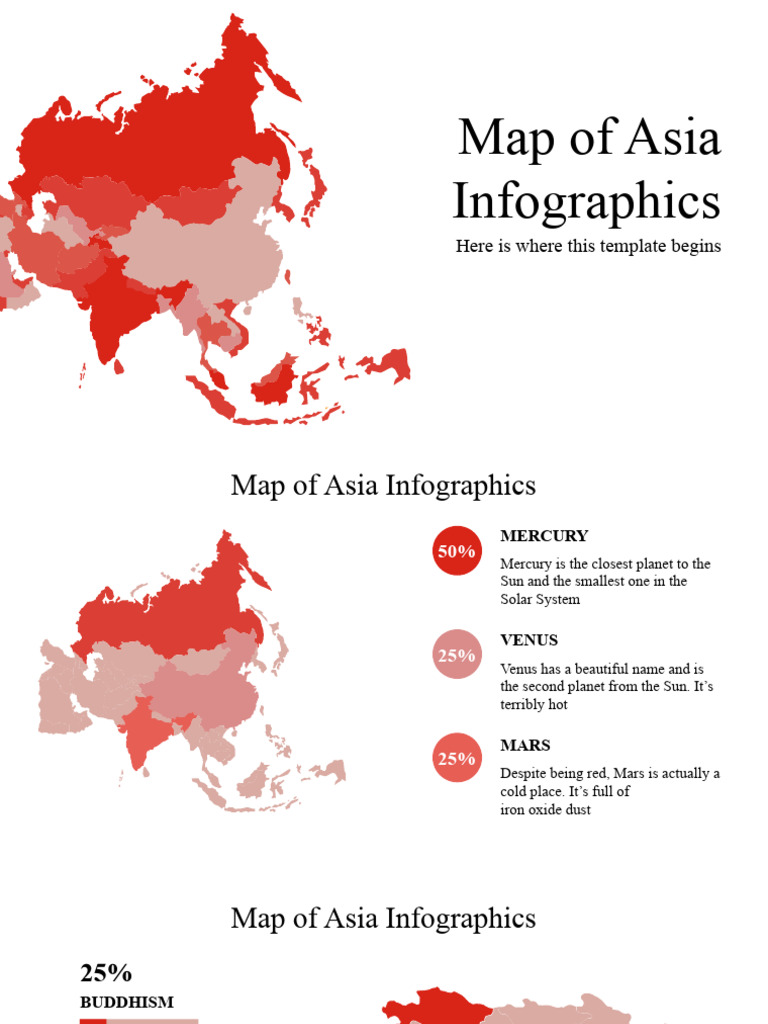 Map of Asia Infographics | PDF