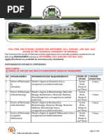 2025-2026 Academic Year Regular-Special Graduate Programmes Advert ...