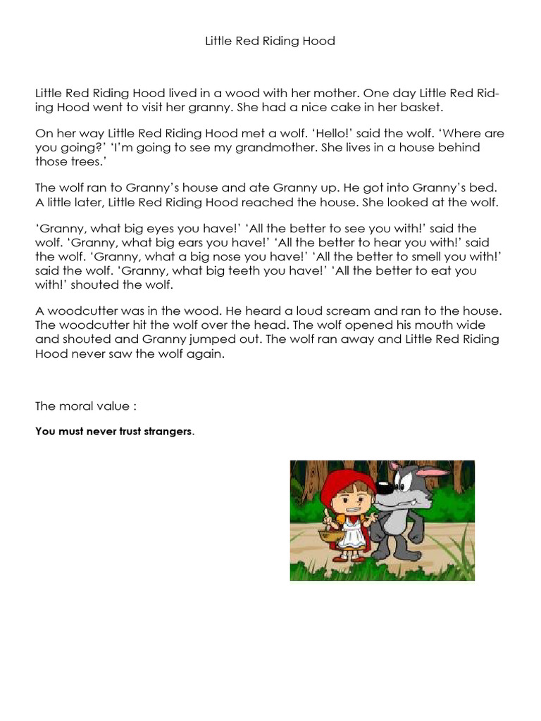 LITTLE RED RIDING HOOD | PDF