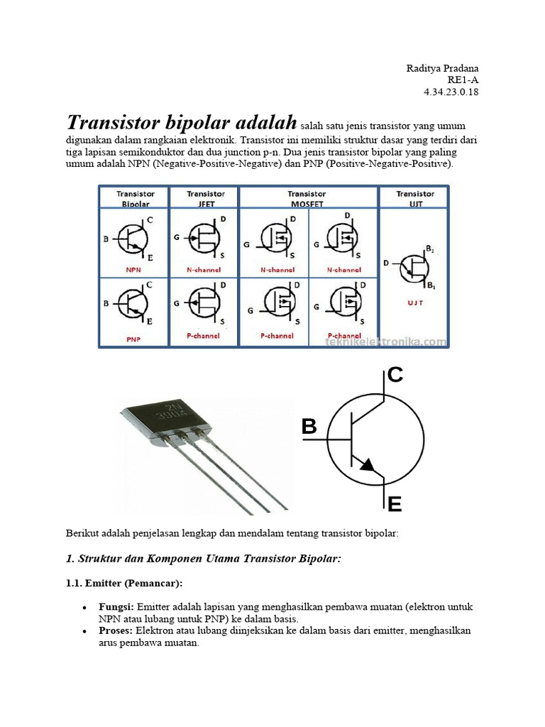 Transistor Bipolar | PDF
