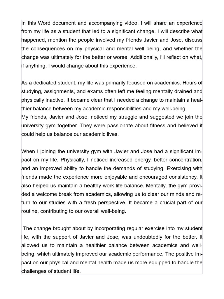 Evidence 3 | PDF | Physical Fitness | Mental Health