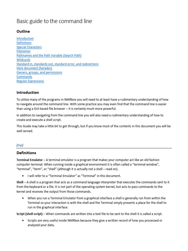 Linux Introduction Pdf Command Line Interface Computer File 4914