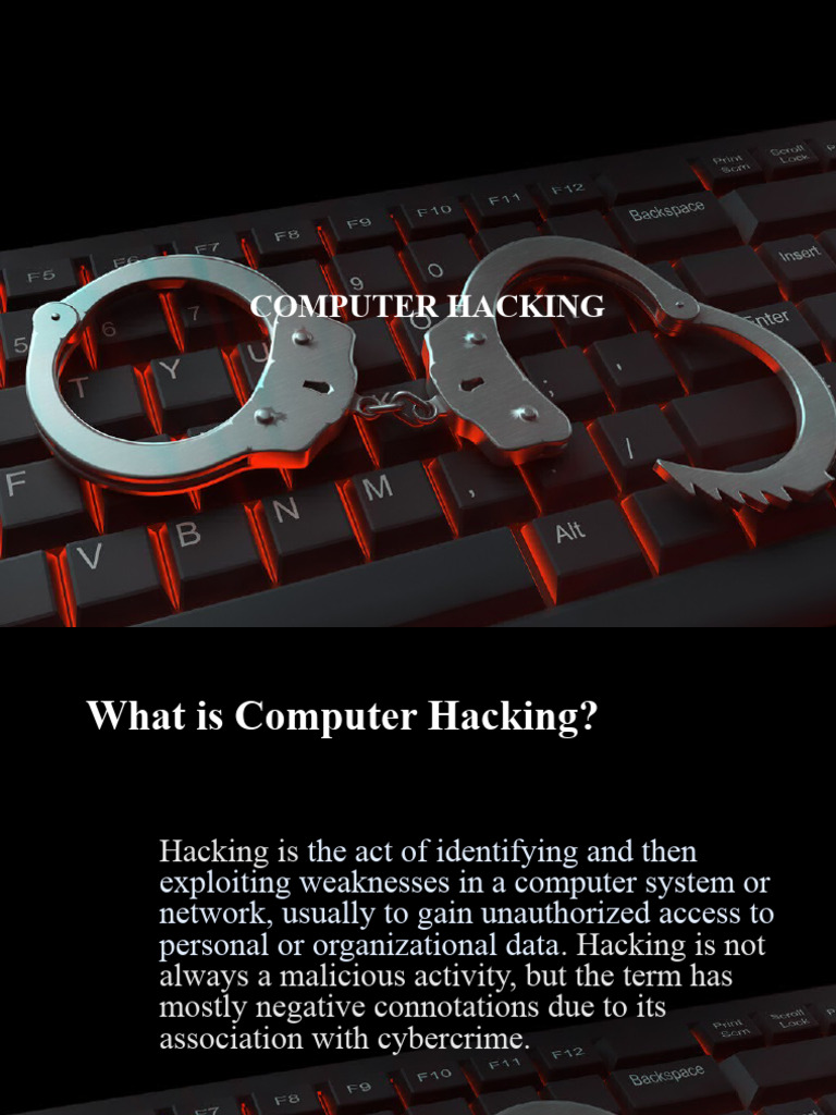 Computer Hacking | PDF