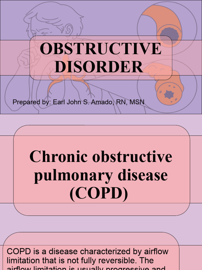 Week 3 Obstructive Disorder | PDF | Chronic Obstructive Pulmonary ...