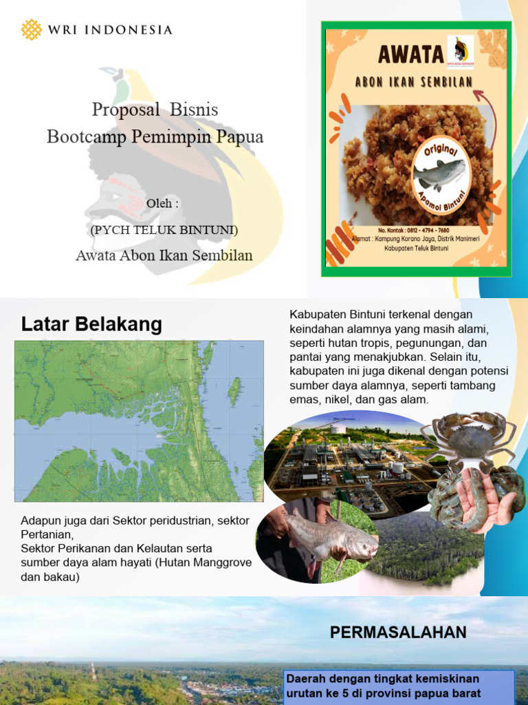 AWATA Proposal Usaha - Papuan Leaders Bootcamp | PDF