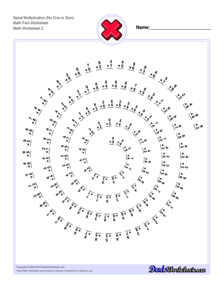 Spiral Multiplication Harder Facts v2 | PDF