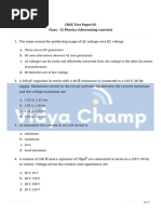 Class 12th Physics PYQs With Solution CH 2 Electrostatic Potential and Capacitance-3-17 | PDF ...