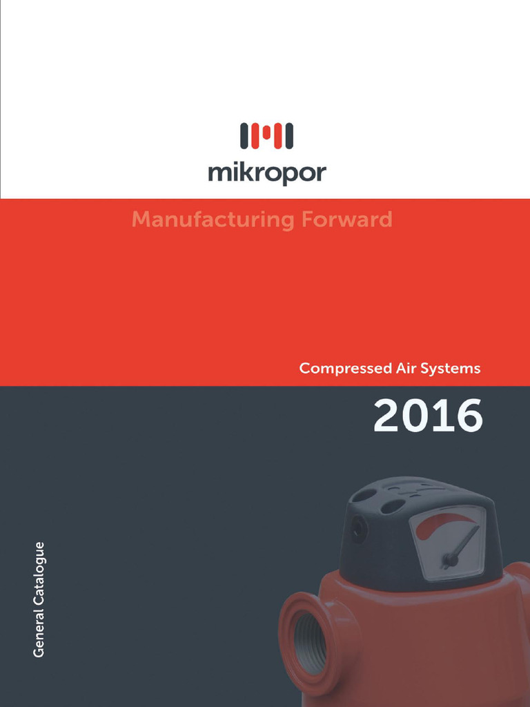 Mikropor Compressed Air Brochure 2016 | PDF