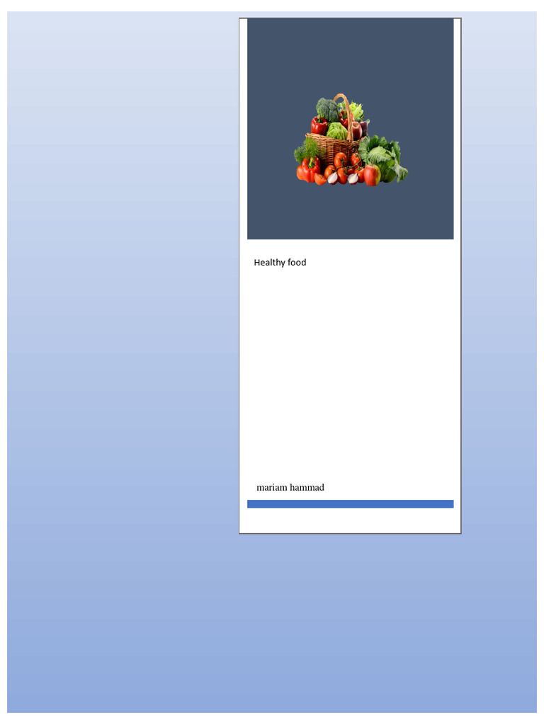 Healthy Food | PDF | Page Layout | Graphics