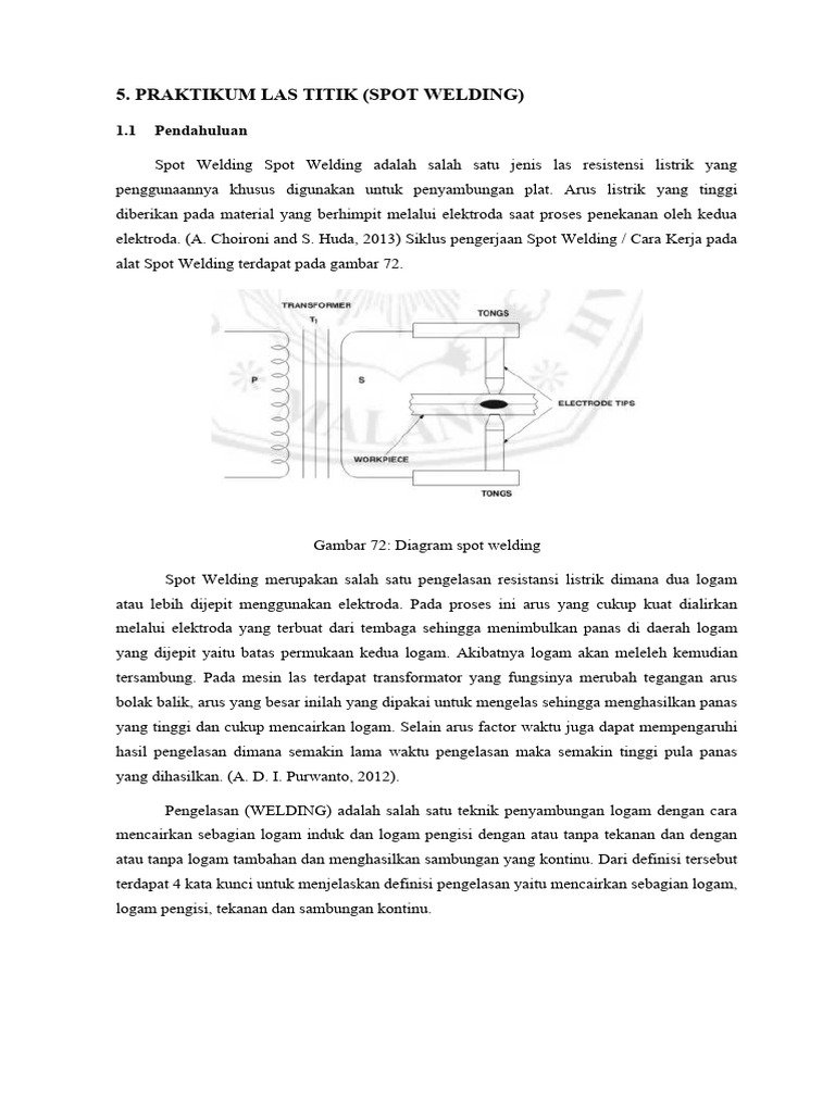 Panduan Praktikum Las Titik | PDF | Sains & Matematika | Komputer