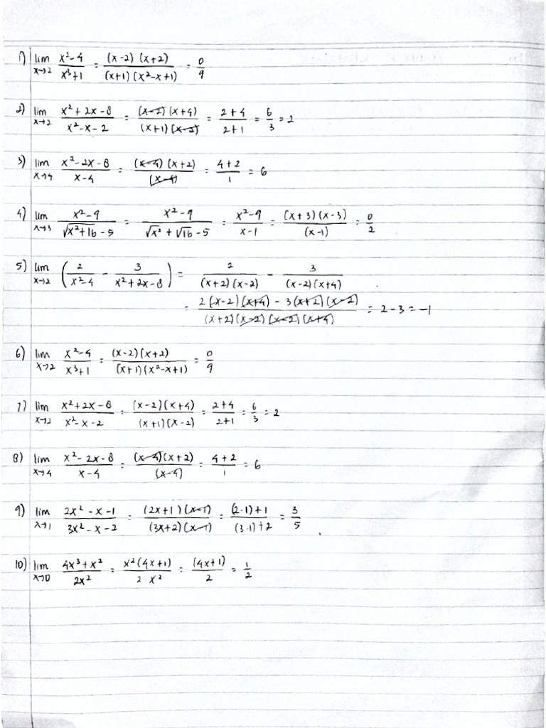 Calculus 1 - Limit | PDF
