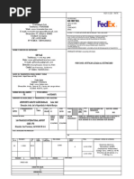 Modelo de Air Waybill Awb o Conocimiento Aereo | PDF | Transporte | Business