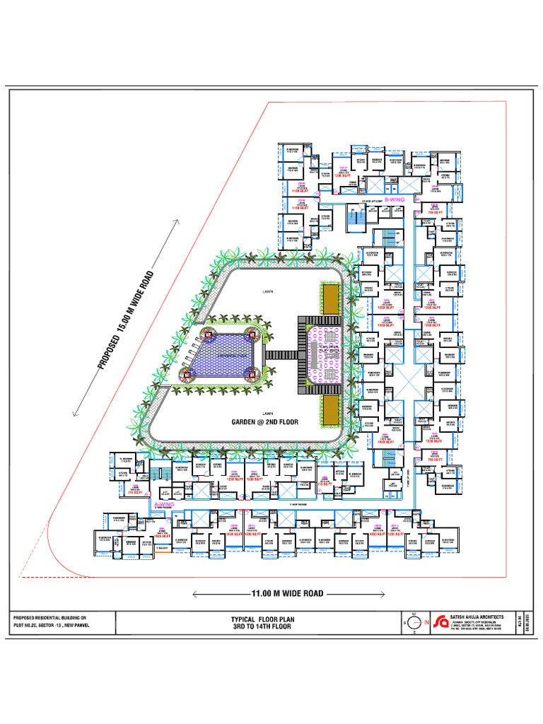 Typical Floor Plan Plot No - 2c Sec-13 11-05-2023 | PDF