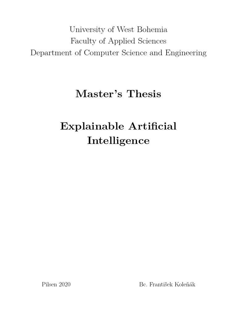 Explainable Artificial Intelligence | PDF