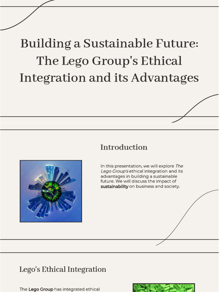 Lego's Ethical Integration for Sustainability | PDF | Sustainability ...