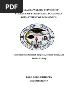 AAU Graduate Proposal and Thesis Writing Guide | PDF | Thesis | Data ...