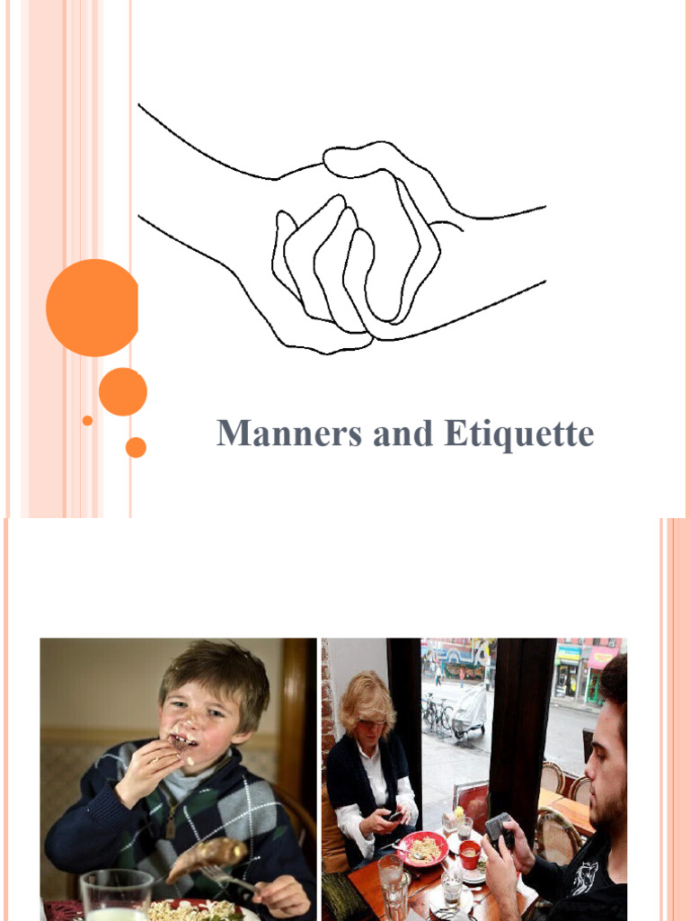 Manners and Etiqutte | PDF