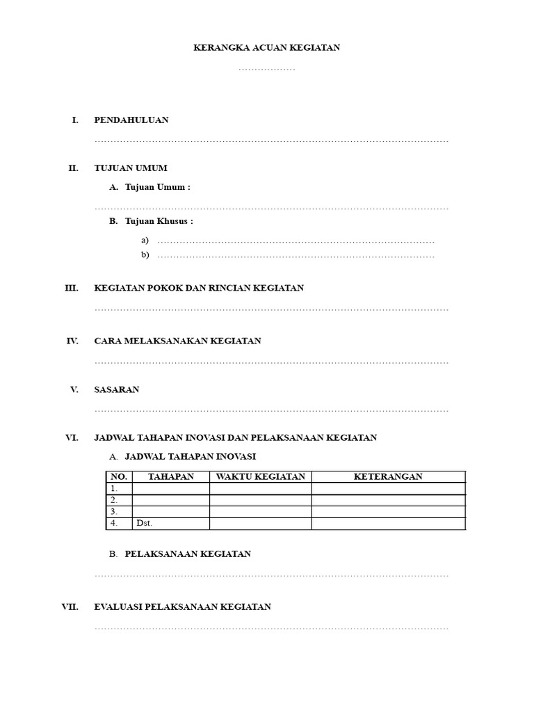 Contoh Pedoman Teknis | PDF
