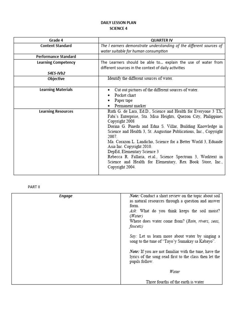 Daily Lesson Plan Week 2 | PDF