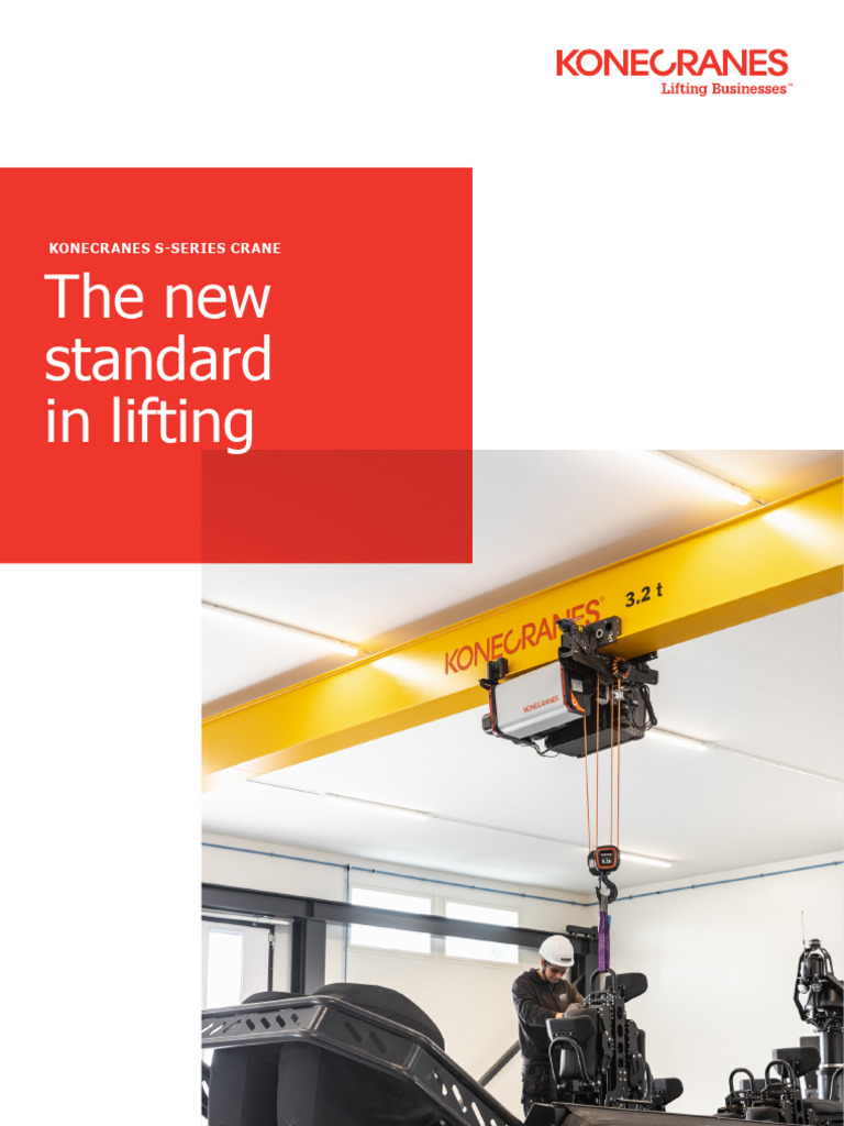 Brochure S Series Crane En 0 Pdf Crane Machine Rope