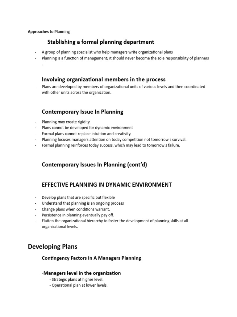 Contemporary Issues in Planning | PDF