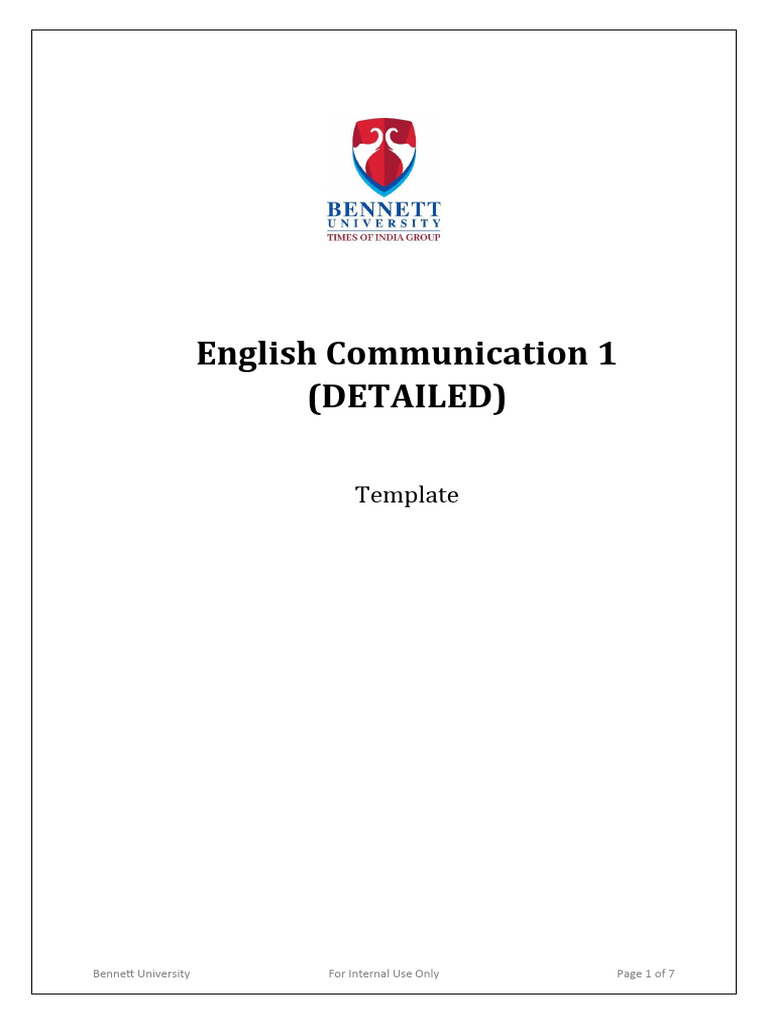 Course Outline English Communication | PDF | Communication | Nonverbal ...