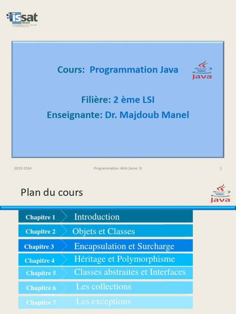 Chapitre 2 | PDF | Classe (informatique) | Programmation