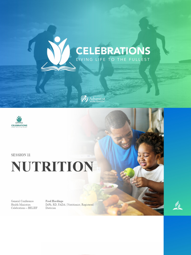 Nutrition Celebrations Sda | PDF | Foods | Vegetables