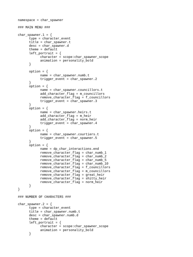 DP Char Spawner | PDF | Computing | Software Engineering