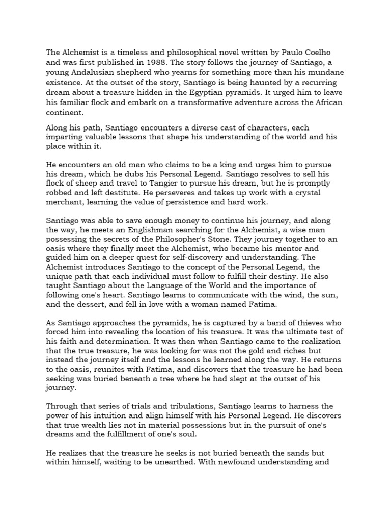 The Alchemist (Book Sharing) | PDF