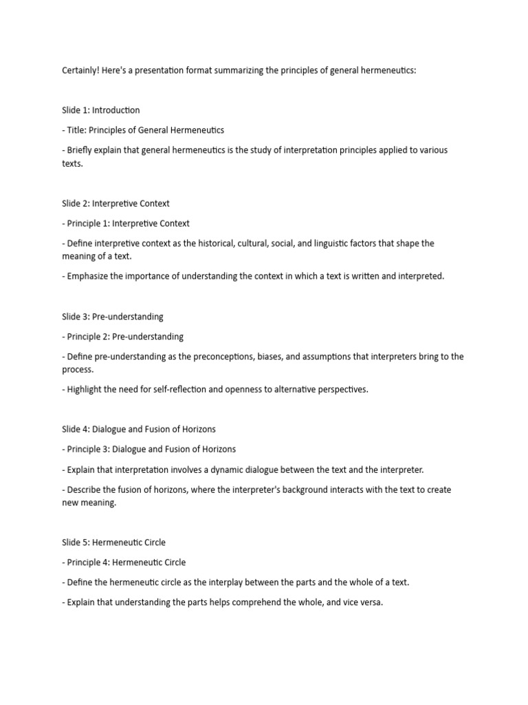 General Hermeneutics Pdf Hermeneutics Linguistics