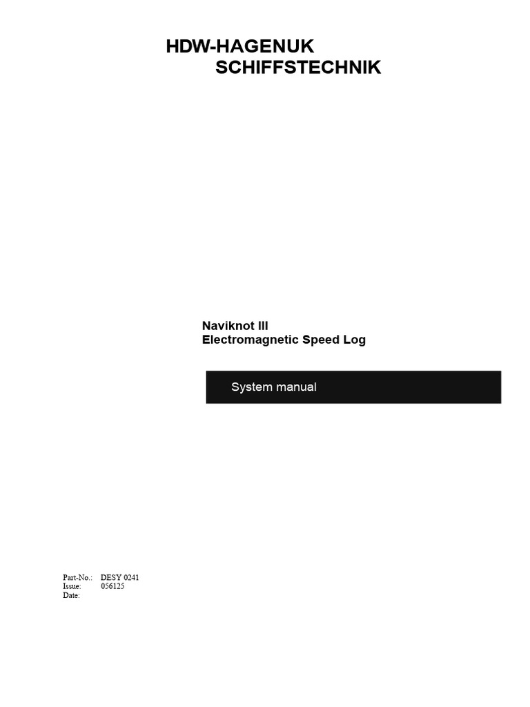 Naviknot III | PDF | Technology & Engineering