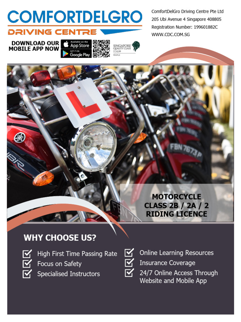 Class 2 All Types Motorcycle Brouchure - Jan 2021 | PDF | Driver's ...