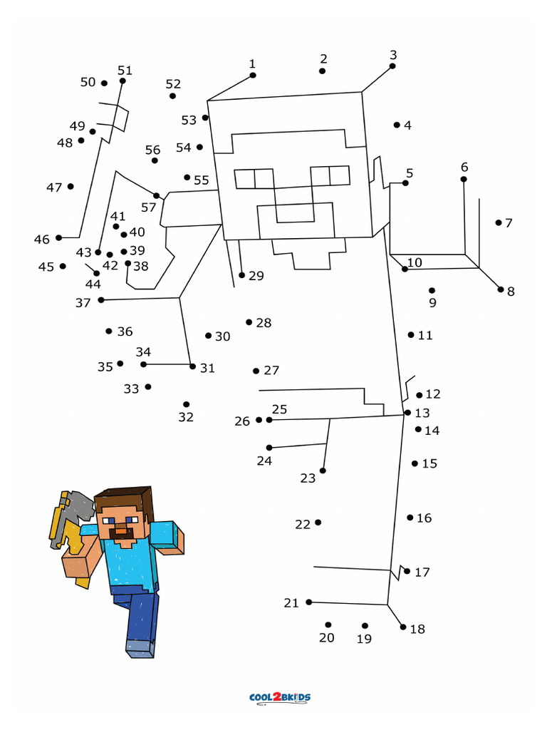 Ultimate Dot To Dot Minecraft | PDF