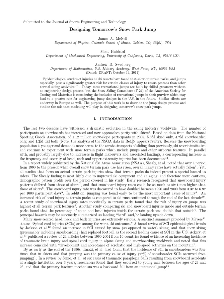 JSET McNeil Hubbard Swedberg | PDF | Drag (Physics) | Friction