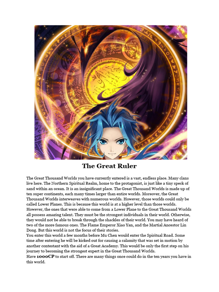 The Great Ruler | PDF | Soul | Luck