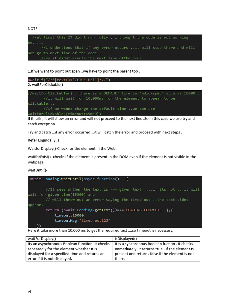 Wdio Basics | Download Free PDF | Boolean Data Type | Computer Engineering