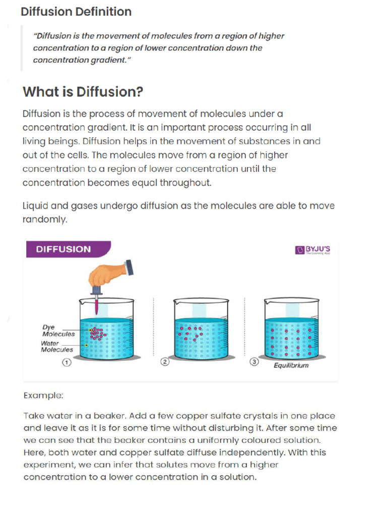 Diffusion | PDF