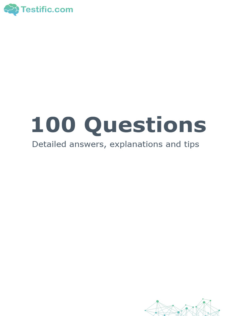 100 Questions | PDF | Weight