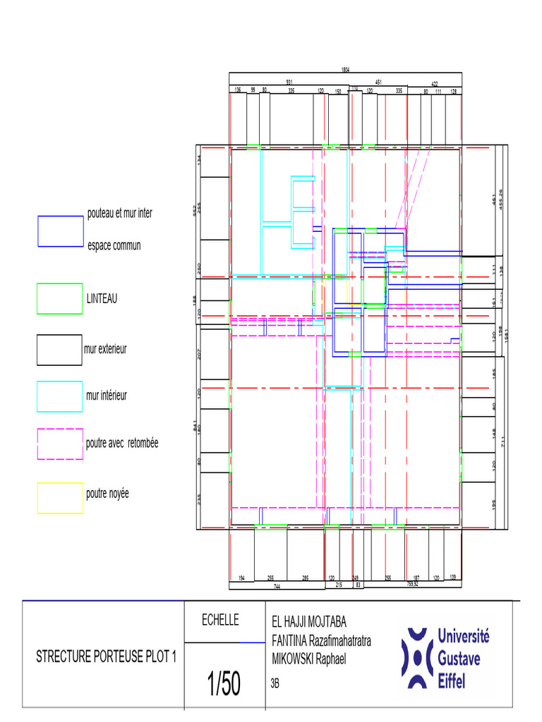 Analyse de Structure Porteuse 3B | PDF