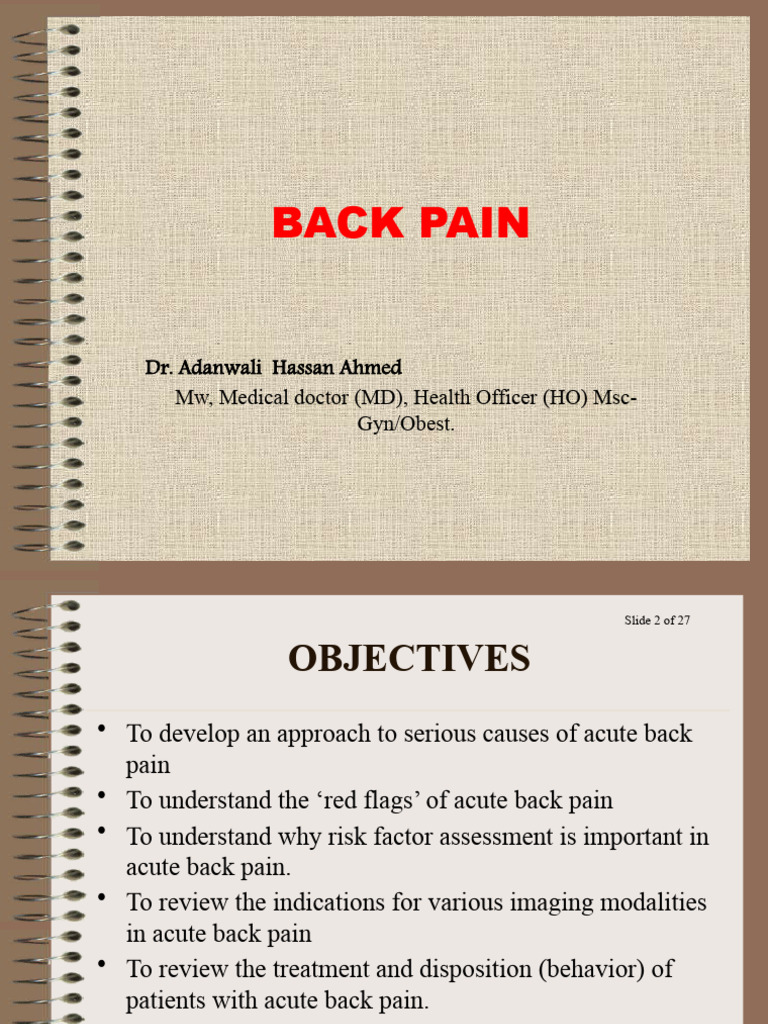 Back Pain | PDF | Back Pain | Epidemiology