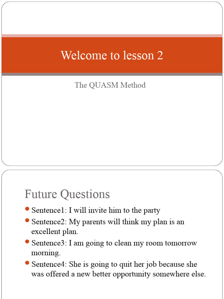 Welcome To Lesson 2 | PDF | Language Arts & Discipline | Self-Improvement