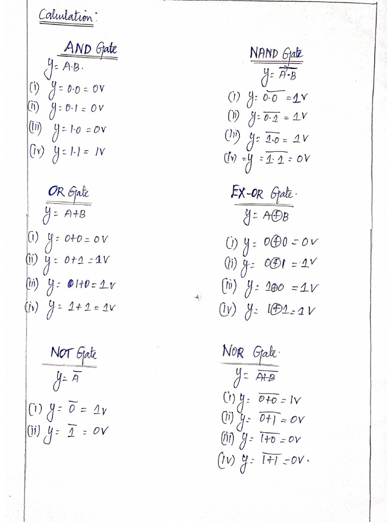 5th experiment calculation | PDF